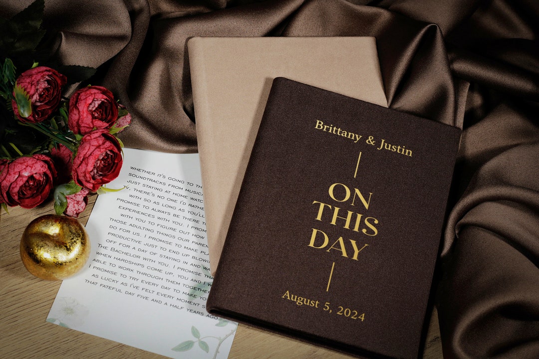 Marriage Ceremony Book, Wedding Officiant Book A5/A4 Size, Personalized ...