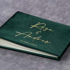 Personalized Instax Album, Green or Other Color Photo Album, Velvet ...