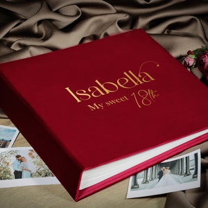 18th Birthday Guest Book, Quinceanera Photo Album, Mis Quince Party ...