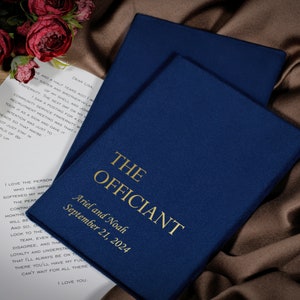 Marriage Officiant Book in A4 Size, Wedding Ceremony Book in Various ...