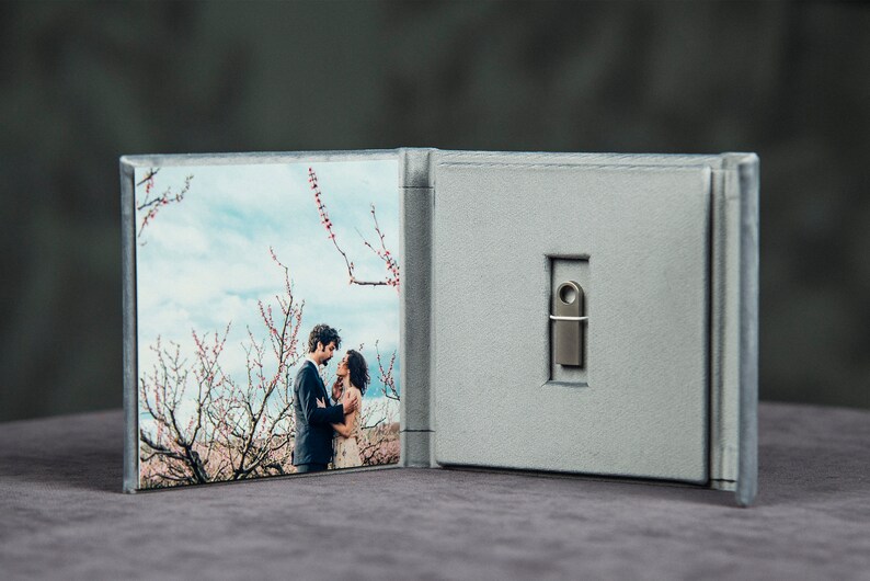 Wedding USB Presentation Box With Custom Names Personalized | Etsy