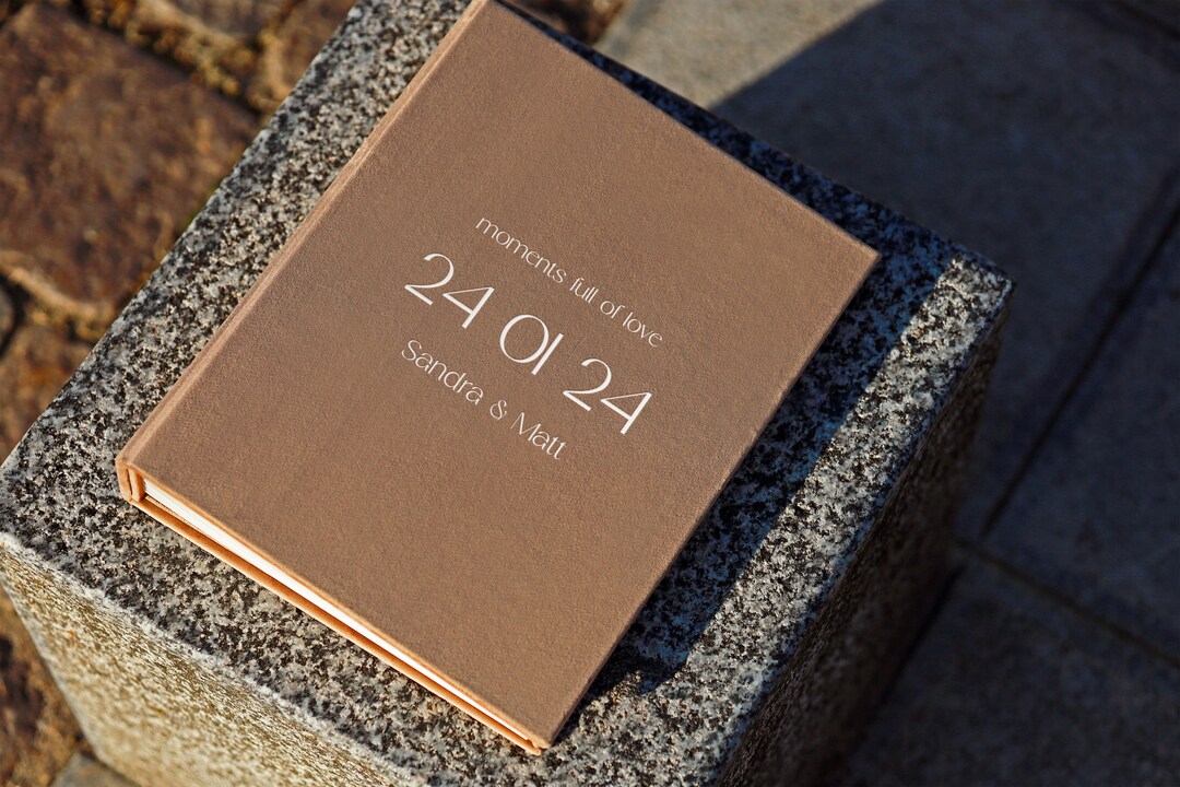 Customized Vertical Photo Booth Guest Book, Big Day Instax Photo Album ...