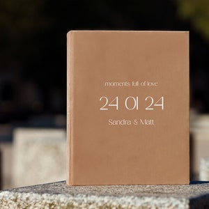 Customized Vertical Photo Booth Guest Book, Big Day Instax Photo Album ...