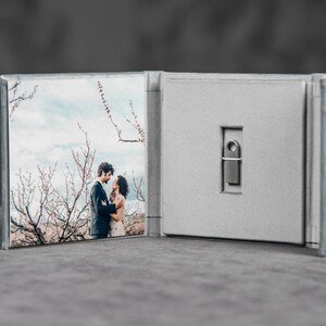 Personalized USB Box With Magnetic Closure, Flash Drive Presentation ...