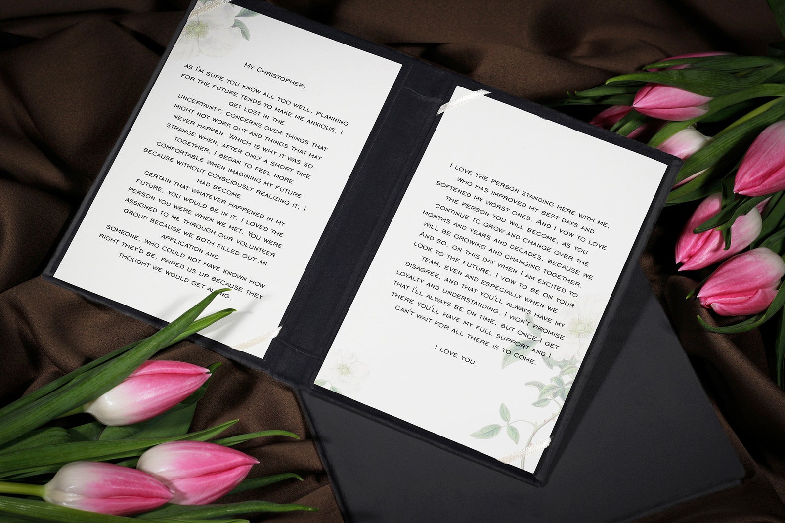 Wedding Officiant Book in A4 Size, Marriage Ceremony Book in Your ...