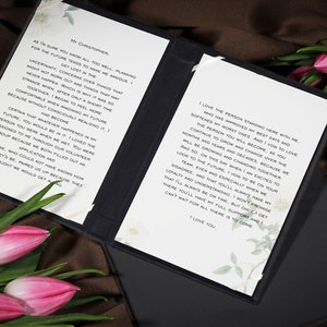Marriage Officiant Book in A4 Size, Wedding Ceremony Book in Various ...