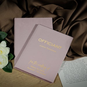 Personalized Book for Wedding Ceremony Readings, Wedding Officiant Book ...