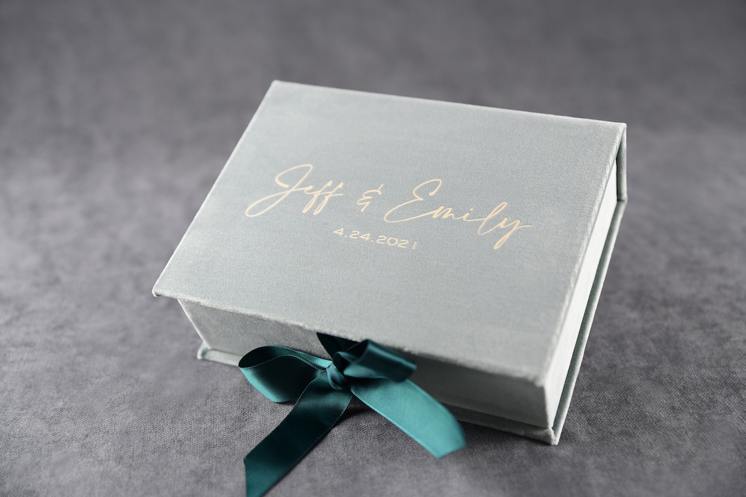 4x6 Photo Box, 5x7 Photo Box or 6x9 Photo Box, Custom Gift Box, Wedding ...