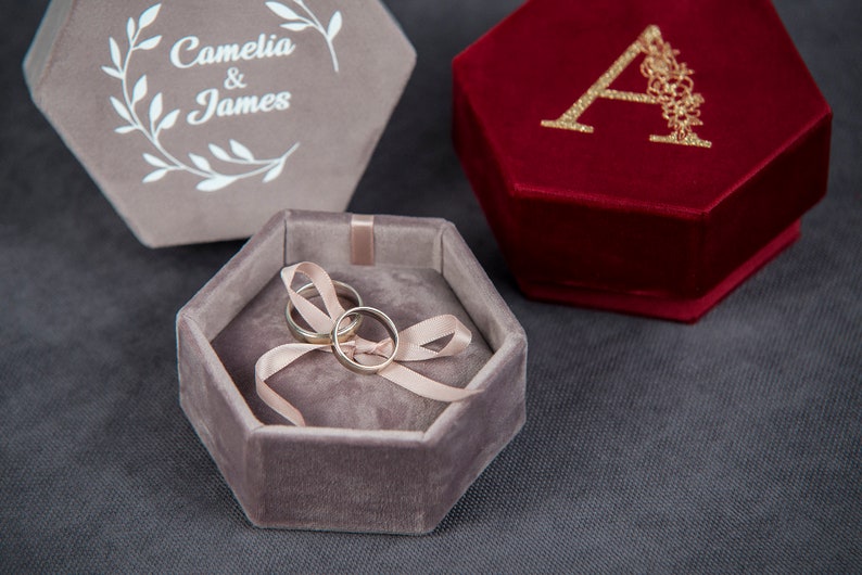 Custom Proposal Ring Box Personalized Engagement Ring Box - Etsy
