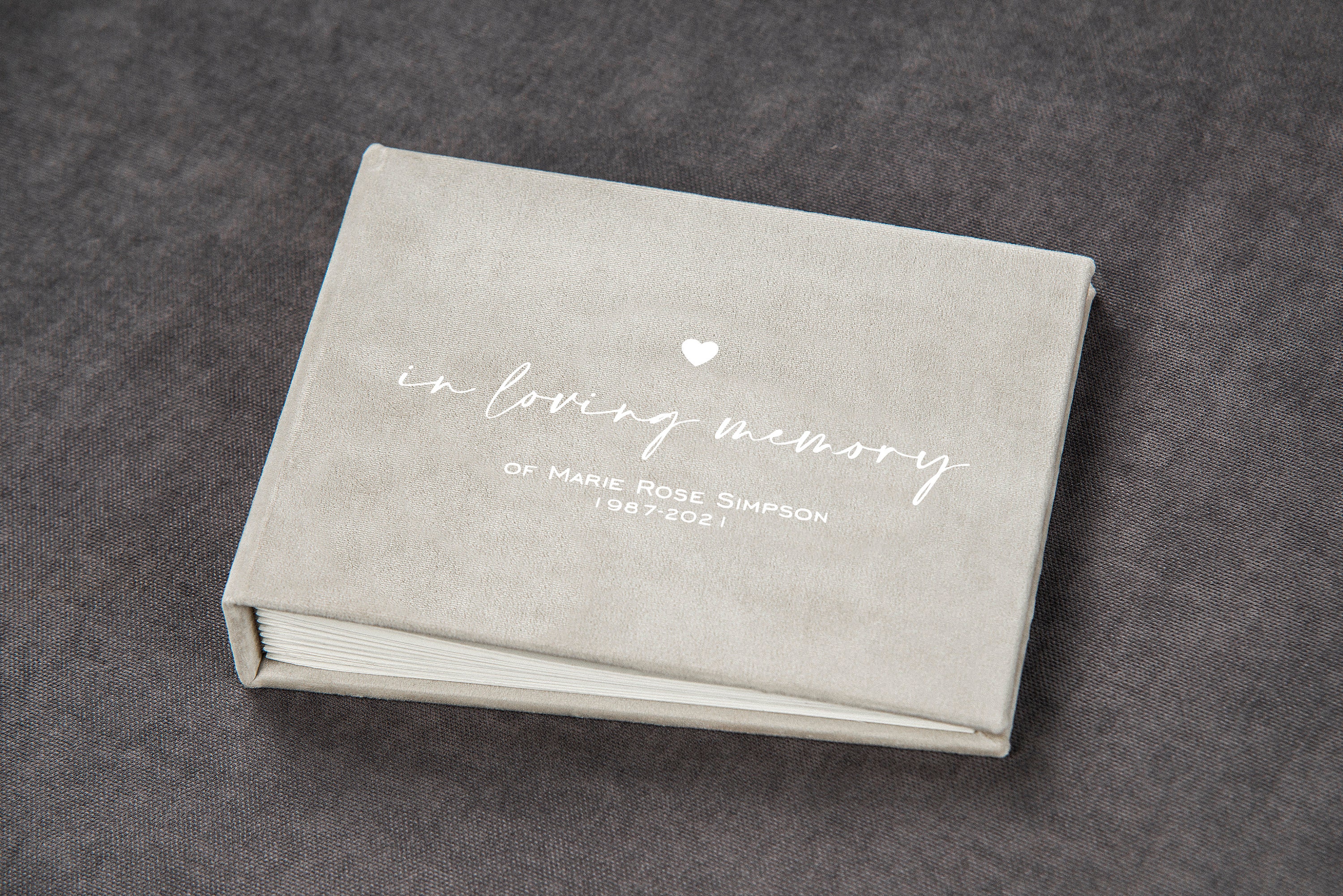 In Loving Memory Sign in Book / Photo Album Personalised Book - Etsy