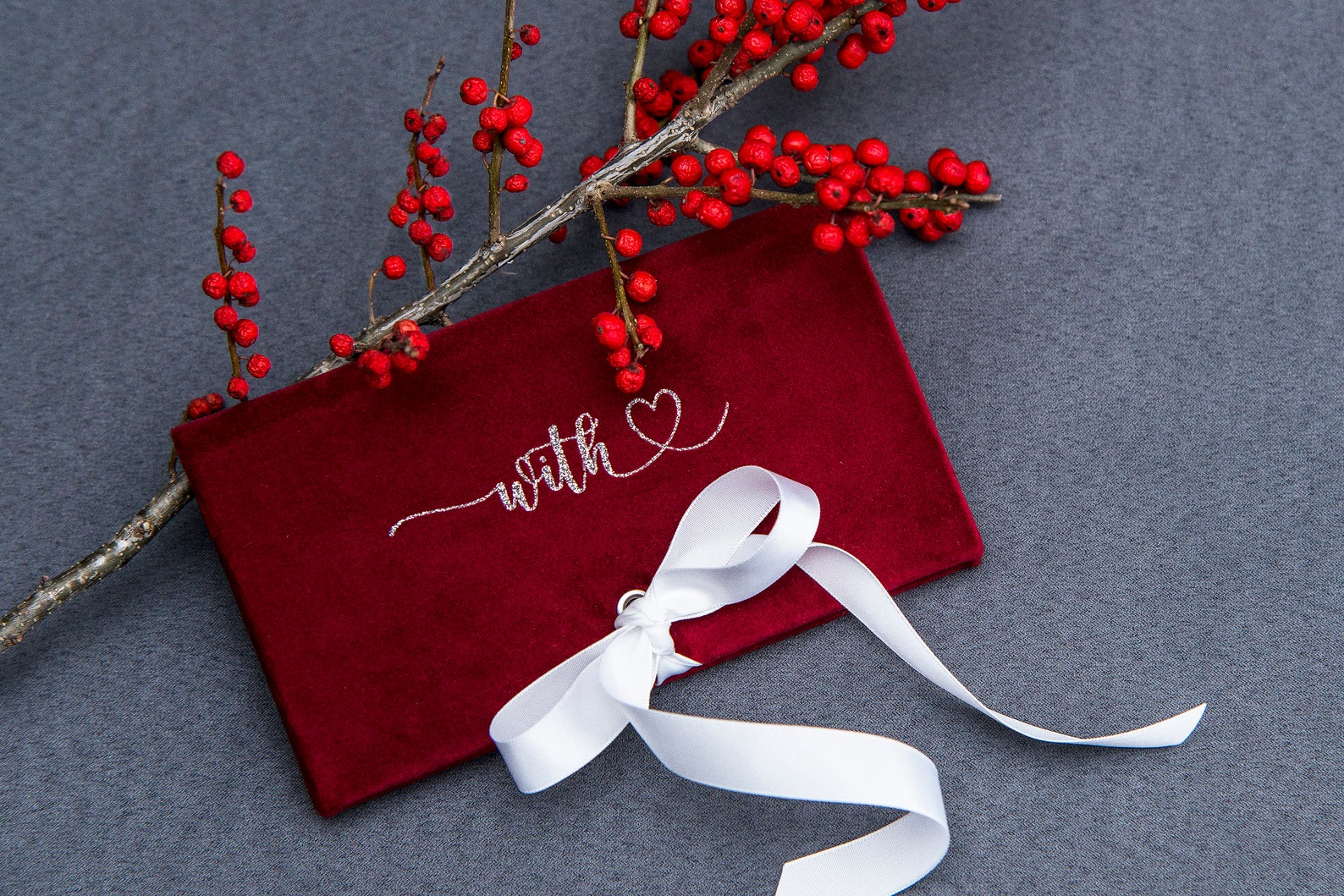 Red Money Gift Envelope With Satin Ribbon Elegant Cash | Etsy