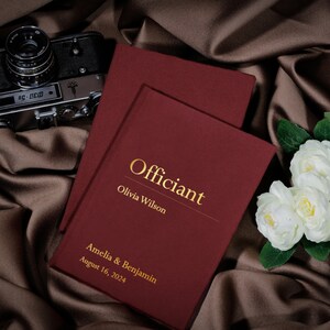 Personalized Book for Wedding Ceremony Readings, Wedding Officiant Book ...