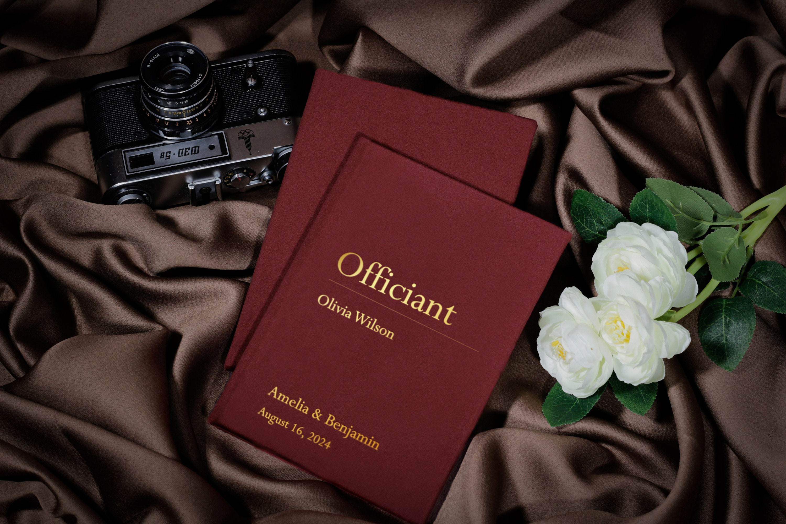 Personalized Book for Wedding Ceremony Readings, Wedding Officiant Book ...