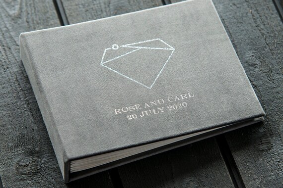Silver or Other Color Photo Album / Photo Book Personalized | Etsy