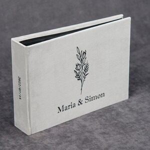 Custom Photo Booth Album, Velvet Memory Book, Birthday Photo Album ...