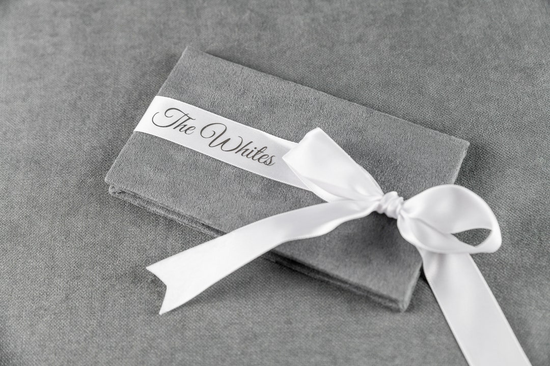 Money / Check Envelope With Name on It, Personalized Velvet Envelope ...