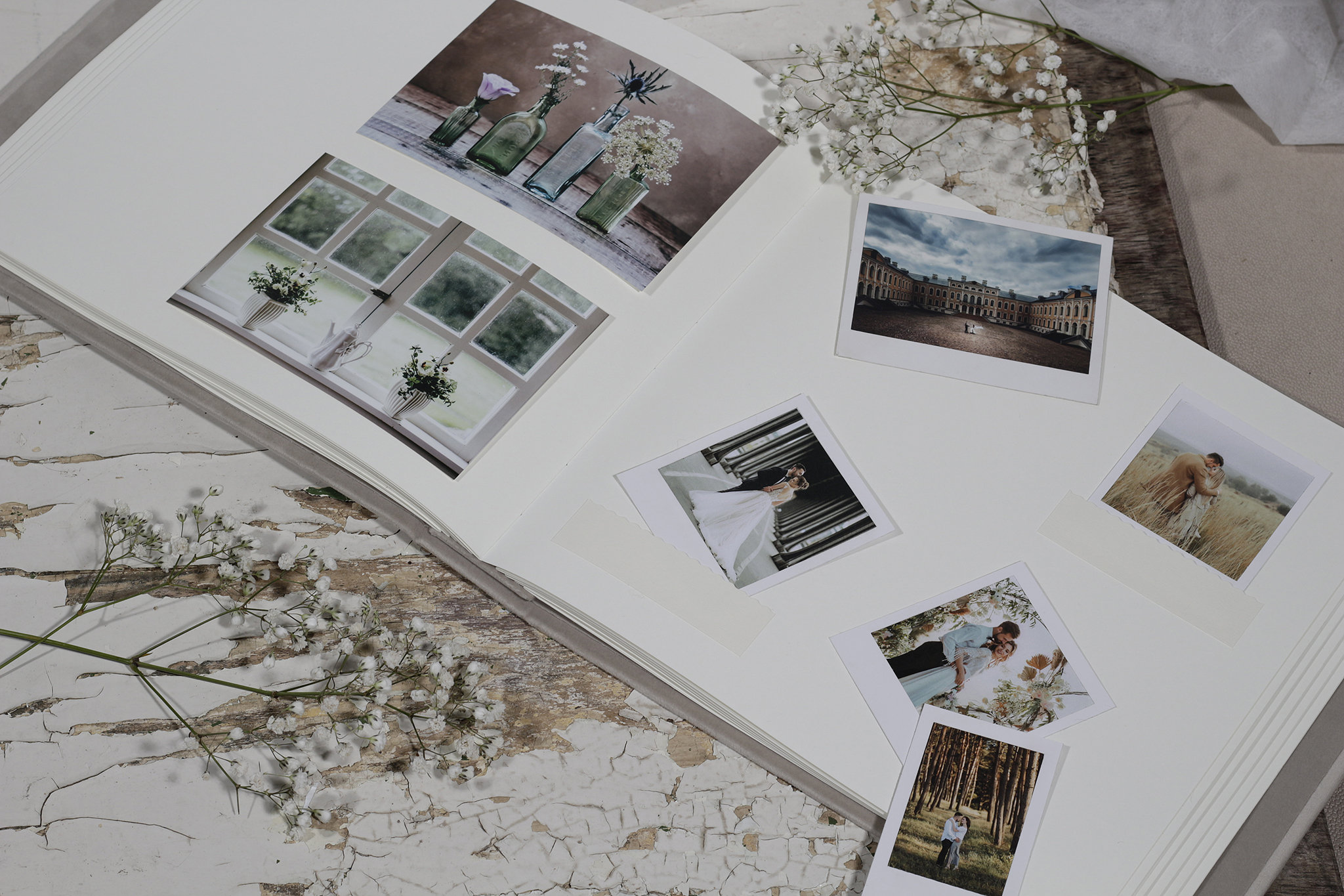 Green Velvet Photo Album / Photo Book, Personalized Instax Album ...