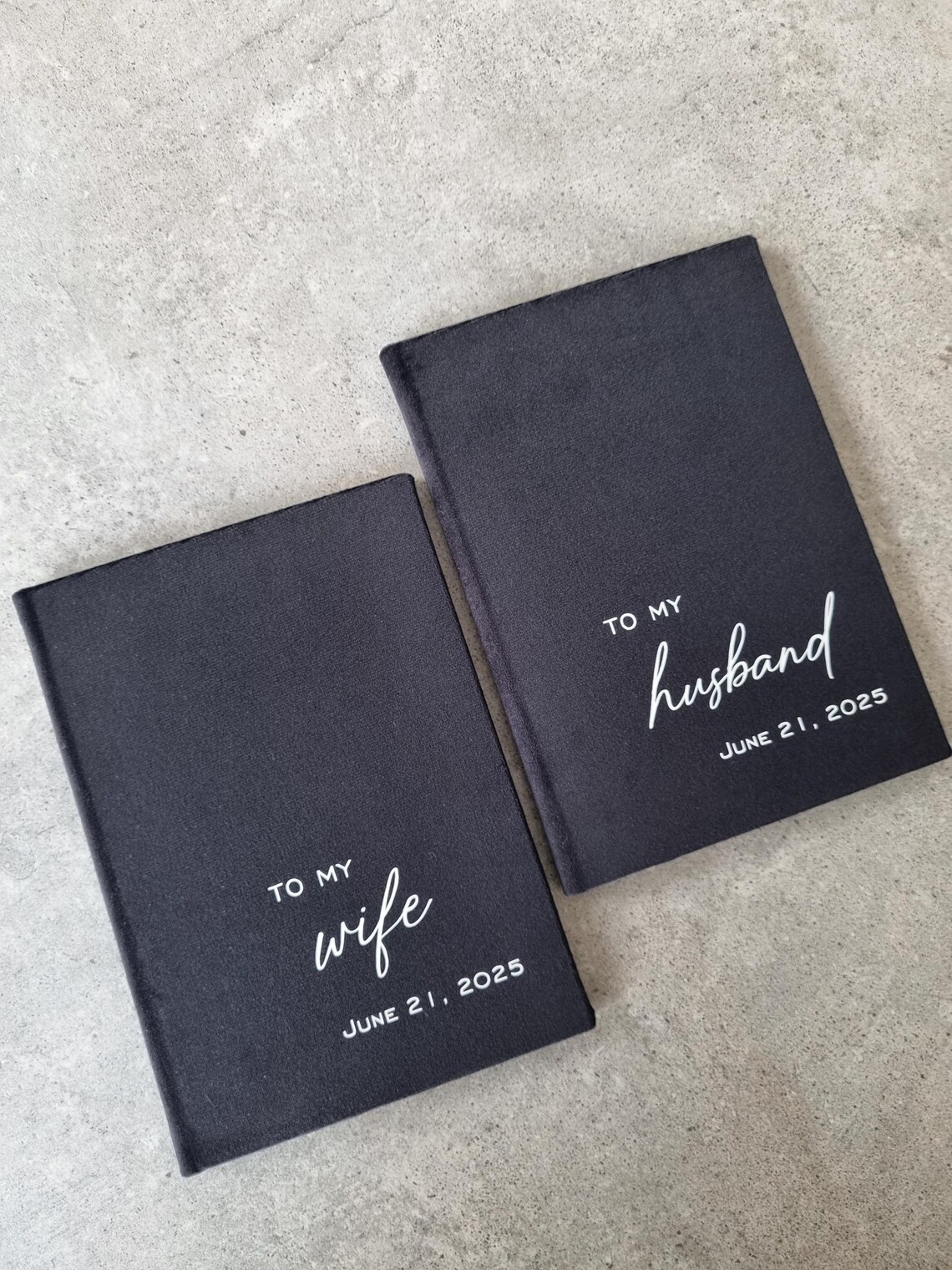 Customized Wedding Books for Marriage Vows, Personalized Vow Booklets ...