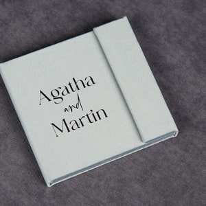 Personalized USB Box, Flash Drive Presentation Box, USB Folio Case ...