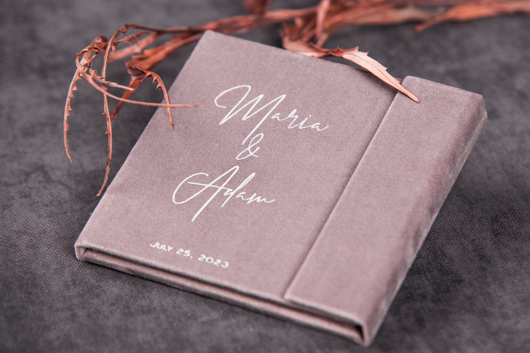 Wedding USB Packaging, Custom Flash Drive Box for Guests, Personalized ...