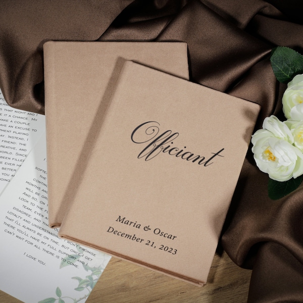 Wedding Officiant Binder - Etsy