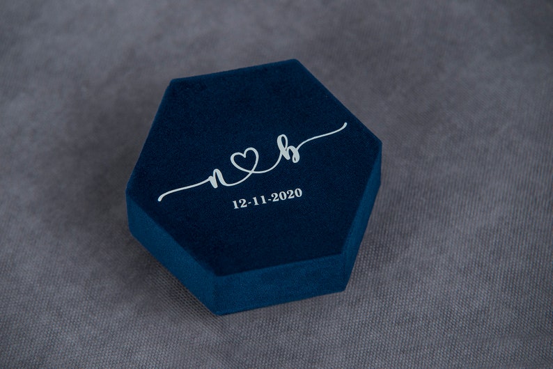 Custom Proposal Ring Box Personalized Engagement Ring Box - Etsy