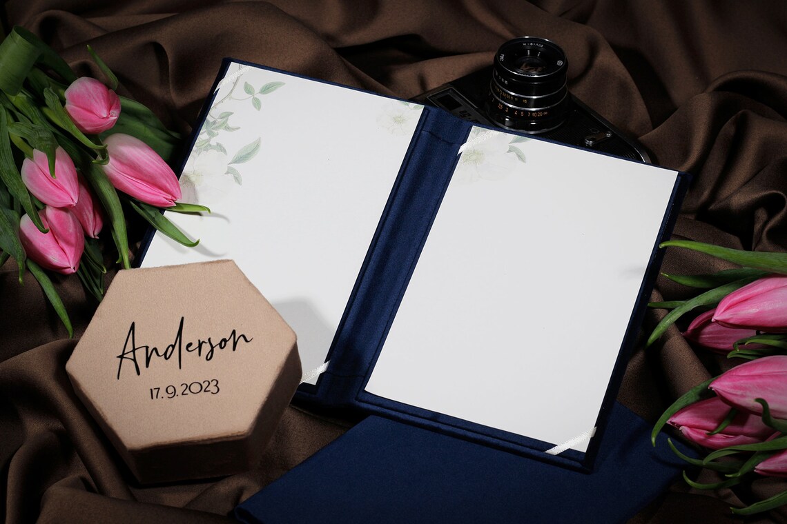 Wedding Officiant Book in A4 Size, Marriage Ceremony Book in Your ...