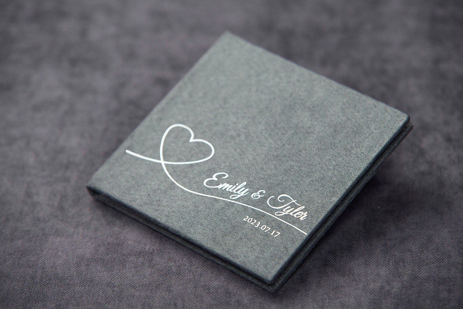 Wedding USB Presentation Box With Custom Names Personalized | Etsy