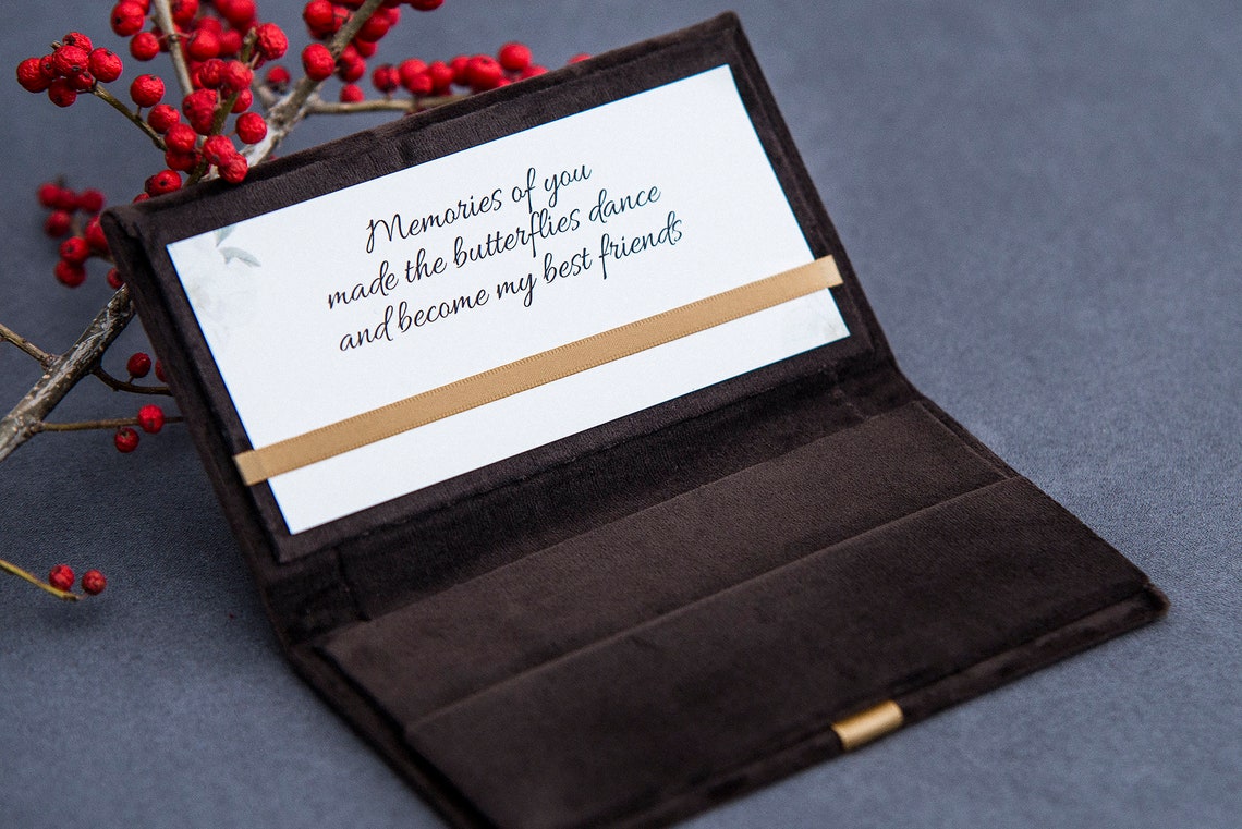 Red Money Gift Envelope With Satin Ribbon Elegant Cash | Etsy