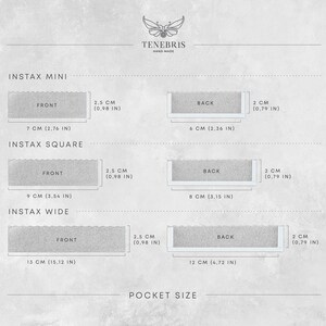 Instax Mini / Instax Square / Instax Wide Photo Pockets, Instax Guest ...