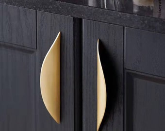 Curved Drawer Pulls - Etsy