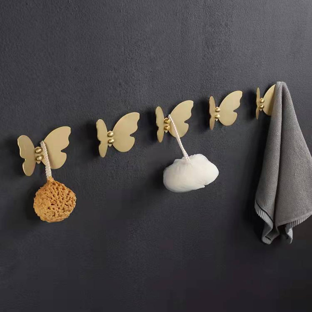 Butterfly Coat Hook Hook for Clothes hats Wall Hook - Etsy
