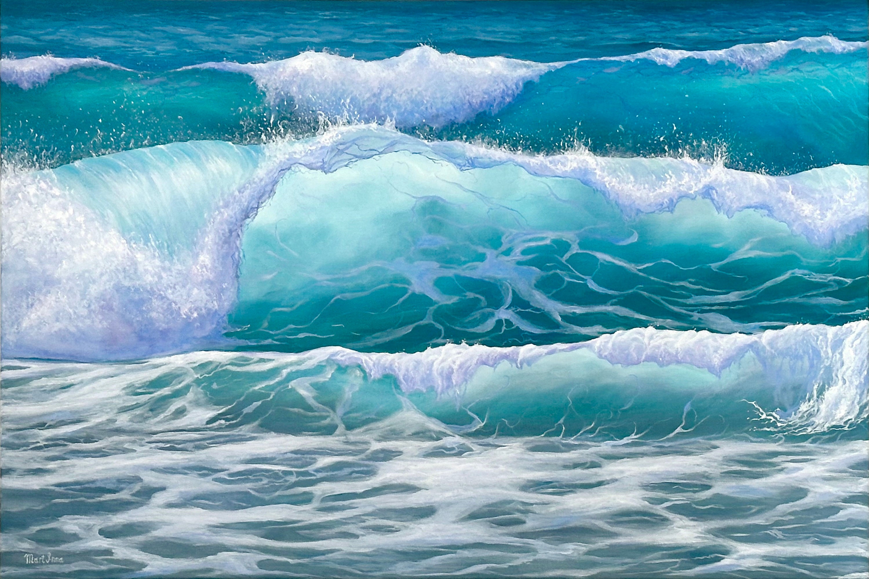 How To Paint Water Waves