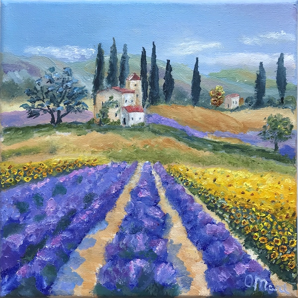 Provence Landscape - Etsy
