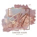 Beautiful Rose Gold Marble Effect Watercolor Logo Design, Stylish and ...