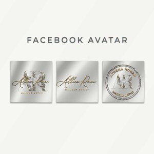 Modern Sparkly Glittery Logo Design, Beauty Logo, Salon Logo, Makeup ...