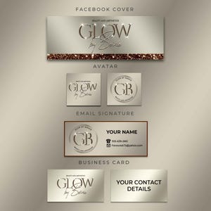 Elegant Brown Shiny Logo Design, 24 Hours Delivery, Makeup Logo, Salon ...