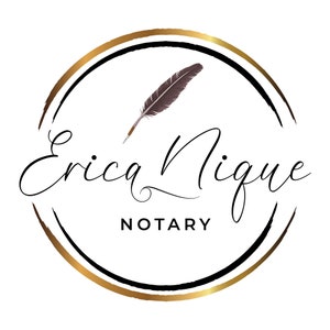 Digital Beautiful Blush and Gold Notary Feather Logo Design, 24 HOURS ...