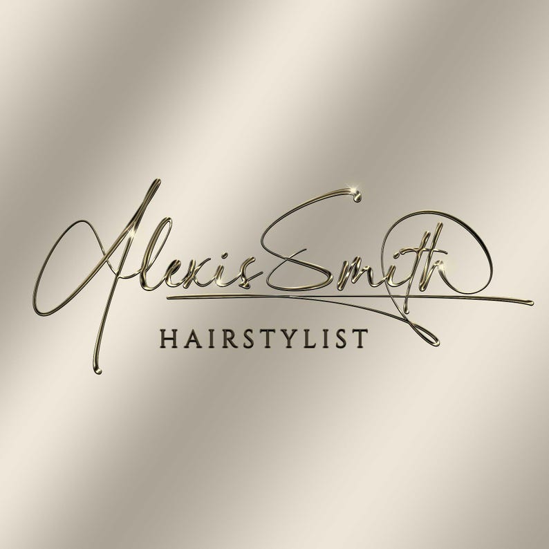 Digital Modern Metallic Brown Gold Logo Design, Beauty Logo ...