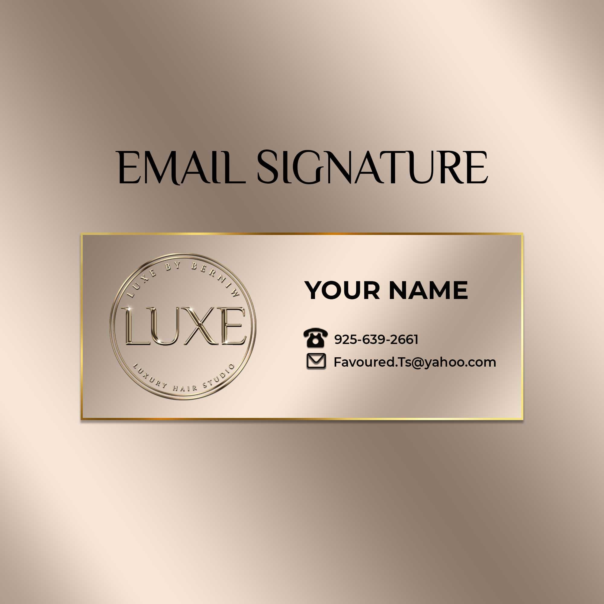 Digital Modern BROWN GOLD Logo Design, Beauty Logo, Hairstylist Logo ...
