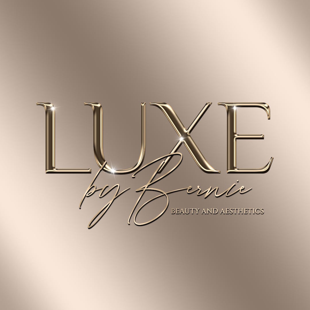 Digital Modern BROWN GOLD Logo Design, Beauty Logo, Hairstylist Logo ...