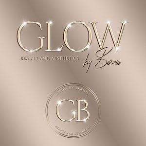 Elegant Gold Shiny Logo Design, 24 Hours Delivery, Makeup Logo, Salon ...