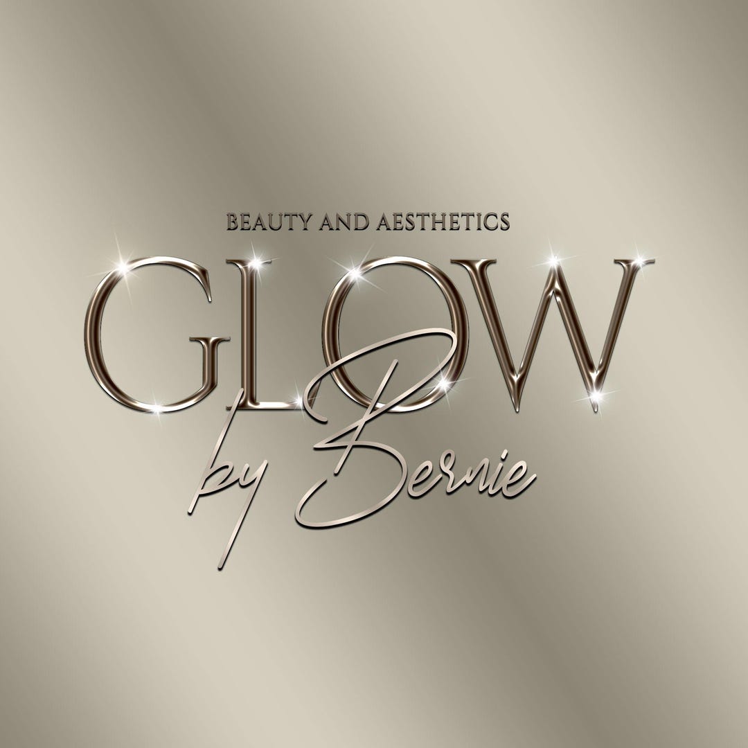 Elegant Brown Shiny Logo Design, 24 Hours Delivery, Makeup Logo, Salon ...