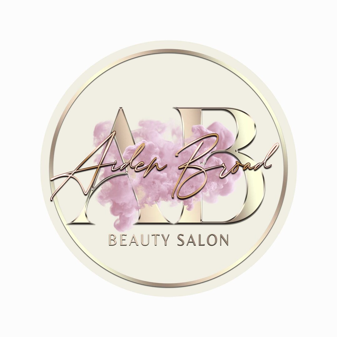 Modern Beige Metallic Logo Design, Beauty Logo, Hairstylist Logo ...