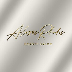 Digital Modern Turquoise and Gold Logo Design, Blingy Logo, Fashion ...