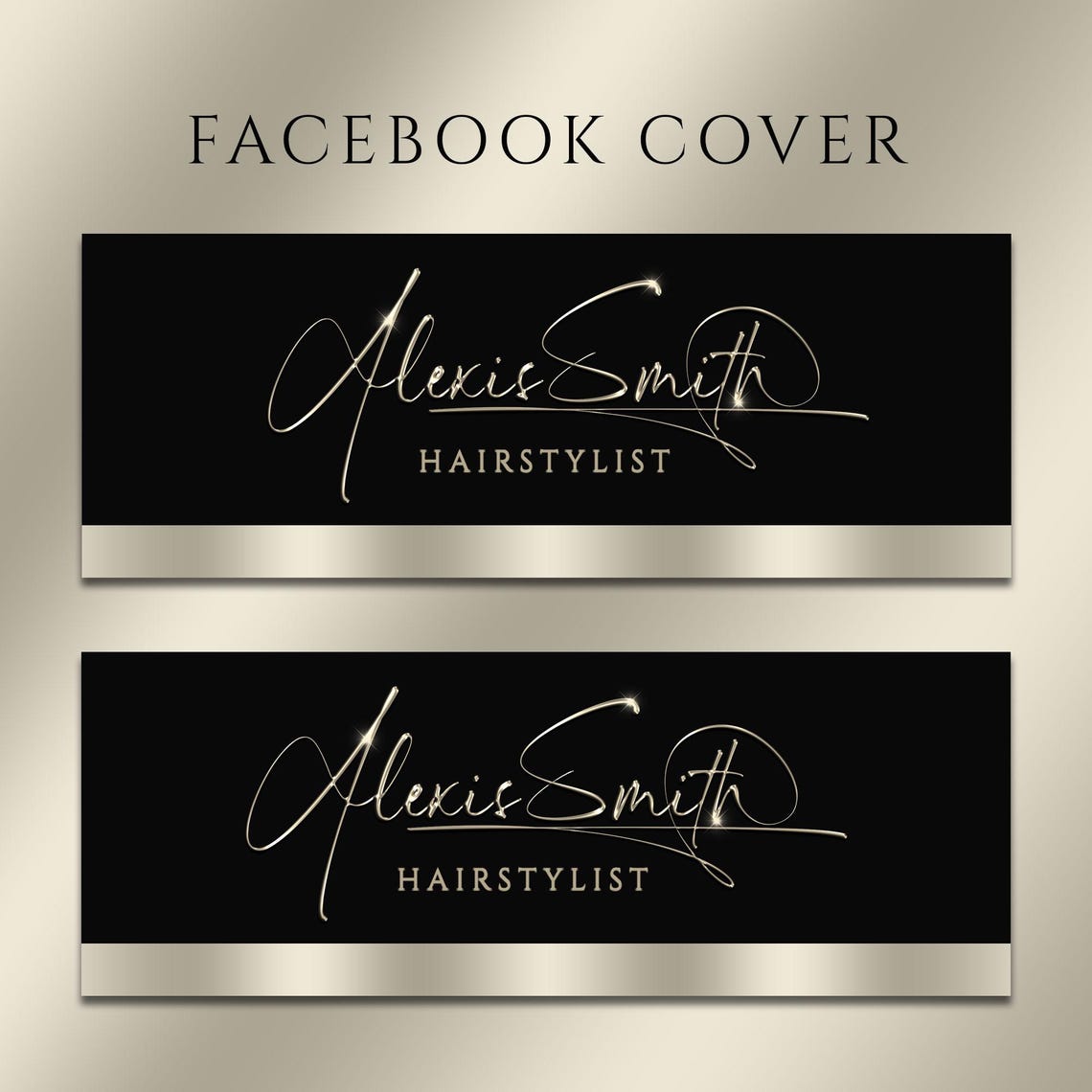 Digital Modern Metallic Brown Gold Logo Design, Brows Logo, Hairstylist ...