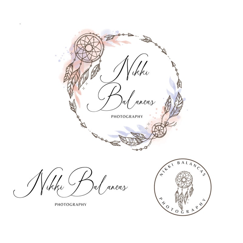 Boho Logo Design - Etsy