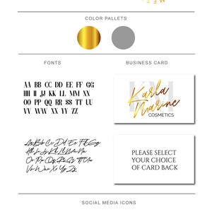 Premade Gold Metallic Logo Design, Stylish Logo, Logo Design, Fashion ...
