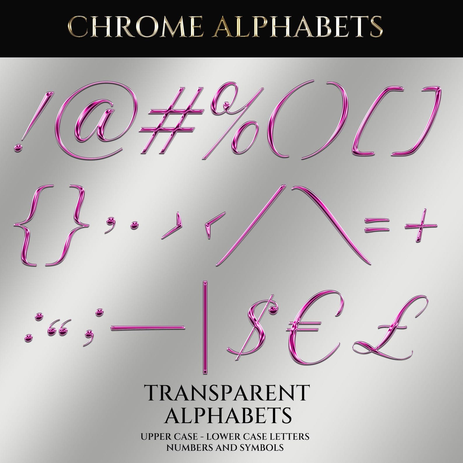 Shiny Pink Cursive PNG Letters, Transparent Alphabets, DIY Logo Making ...