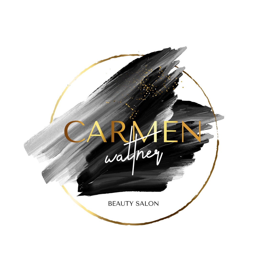 Black and Gold Metallic Logo Design, Modern Logo Design, Stylish Logo ...